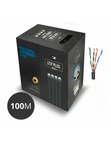 IR Seguridad | Cable UTP Exterior Cat 5e CCA x 100 mts UTP PLUS